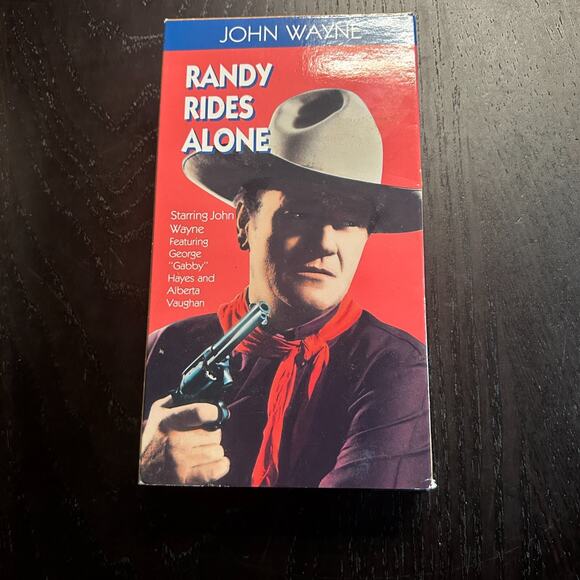 Unbranded | Media | Randy Rides Alone Vhs Released 934 Bw John Wayne ...